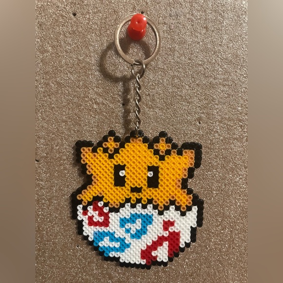 Pokemon | Accessories | Perler Bead Keychain | Poshmark